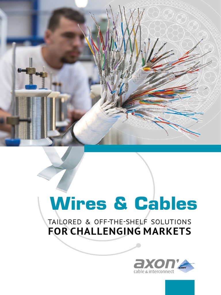 Axon Wires Cables Challenging Markets - BR | PDF | Insulator ...