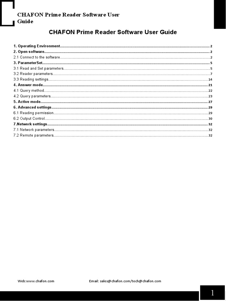 Prime Reader Sotware User Guide | PDF | Computer Network | Ip Address