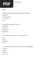 Computers Quiz - Basic Computer Science Quiz Questions | PDF | World ...