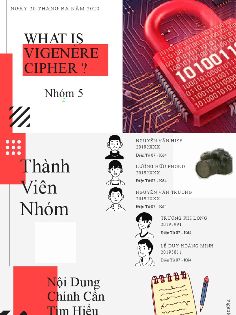 Vigenere Cipher Nhóm5 | PDF