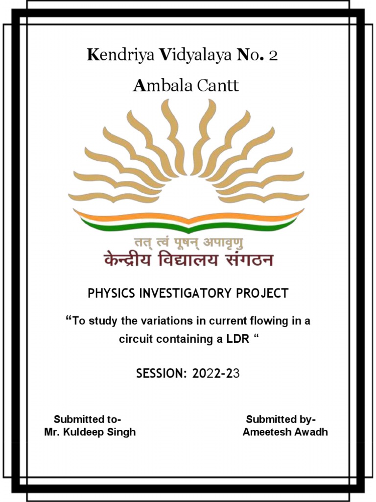 Final Copy LDR | PDF | Physical Quantities | Electromagnetism