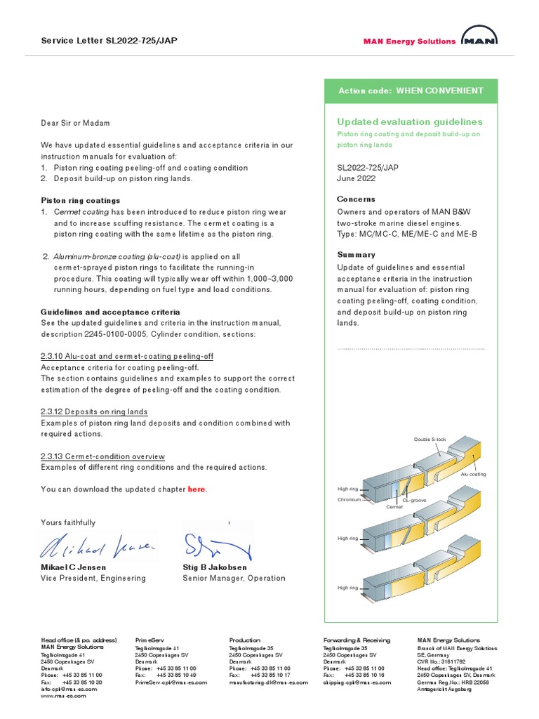 Sl2022-725 Updated Piston Ring Coatings | PDF | Piston | Vehicle Parts