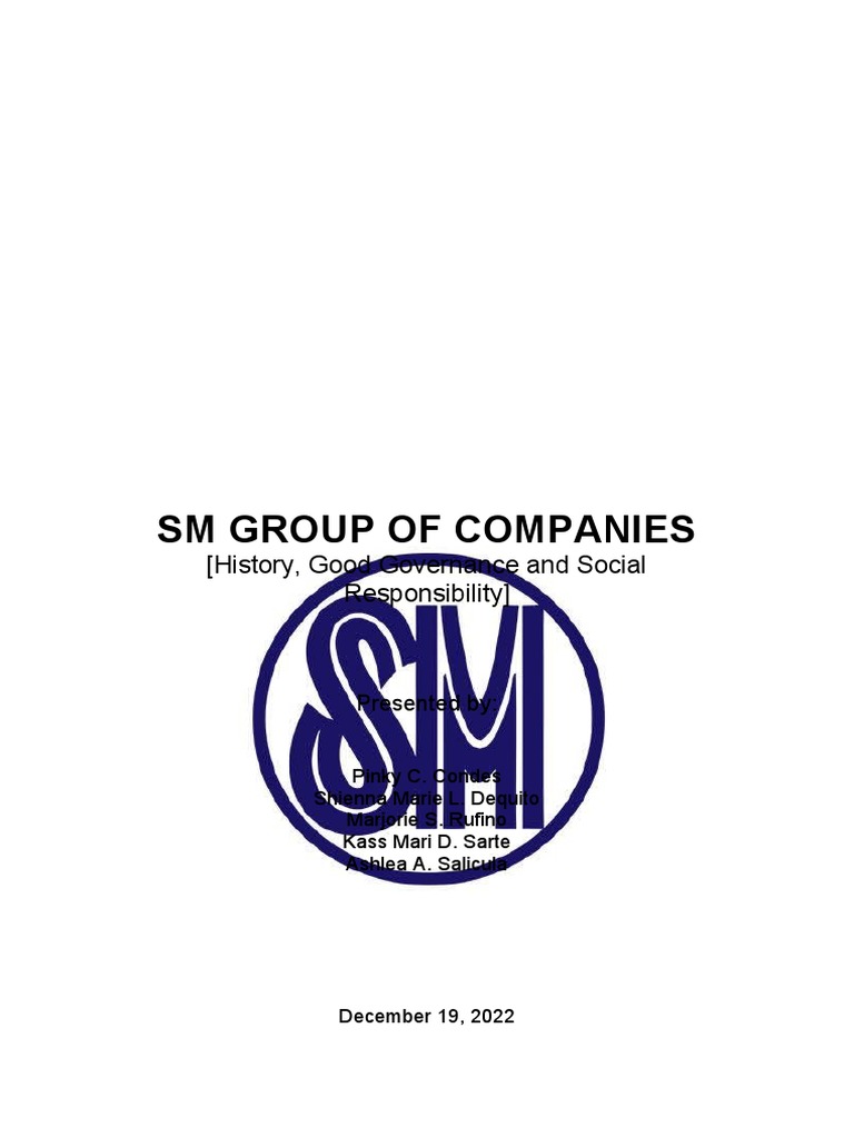 SM Group of Companies | PDF | Economies | Business