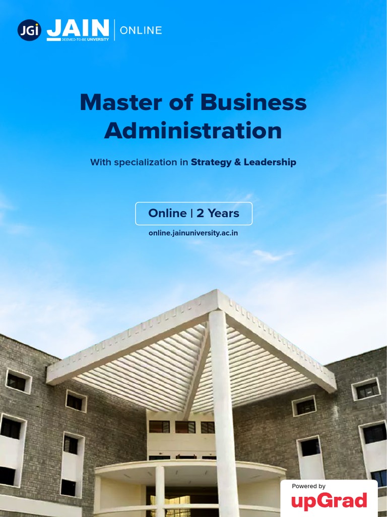 Master of Business Administration: Online - 2 Years | PDF | Master Of Business Administration ...