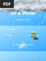 Air and Water IGCSE Notes | PDF | Atmosphere Of Earth | Nitrogen