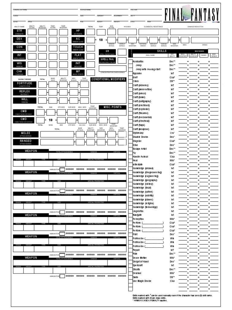 FFd20 Fillable | PDF