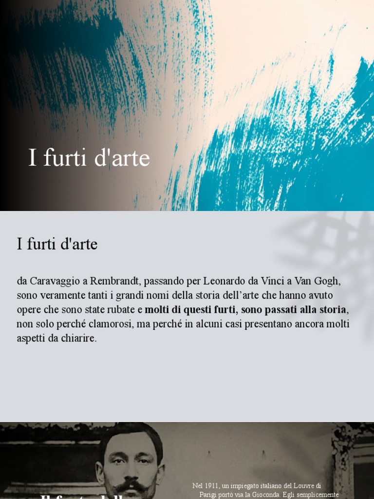 Furti D'arte | PDF