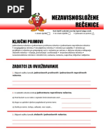 Vjezba - ZAVISNO SLOZENE RECENICE | PDF