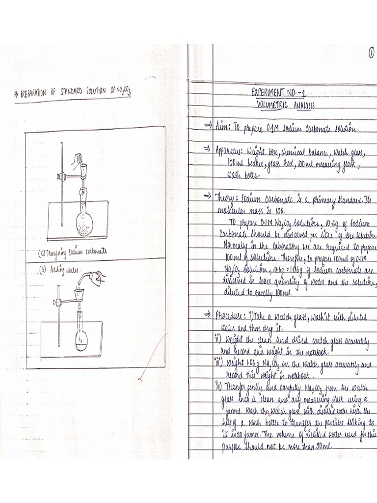 11th STD Chemistry Journal - Rotated | PDF