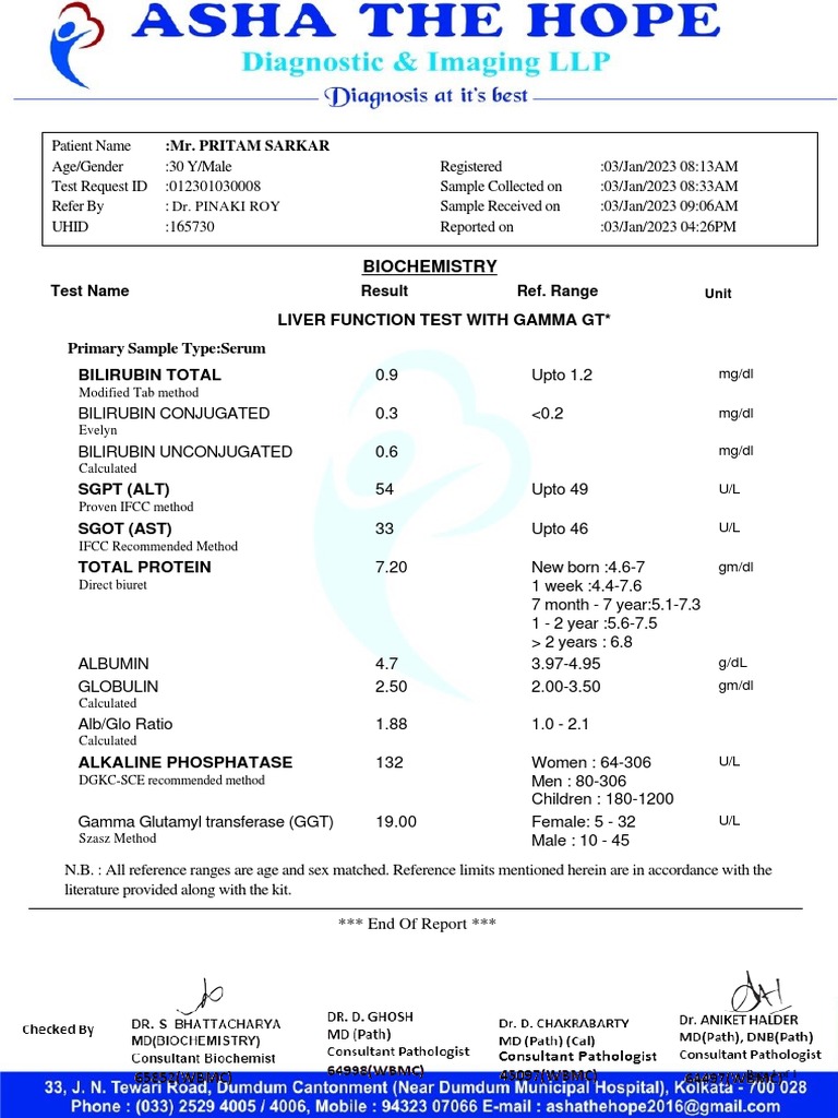 labreportnew (2) | PDF | Hematology | Biochemistry
