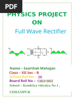 Physics Investigatory Project | PDF | Rectifier | Diode