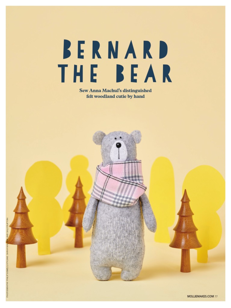 Issue 102 Bernard Bear | PDF | Embroidery | Sewing