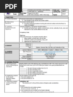 A Detailed Lesson Plan (Math 112) | PDF | Lesson Plan | Circle