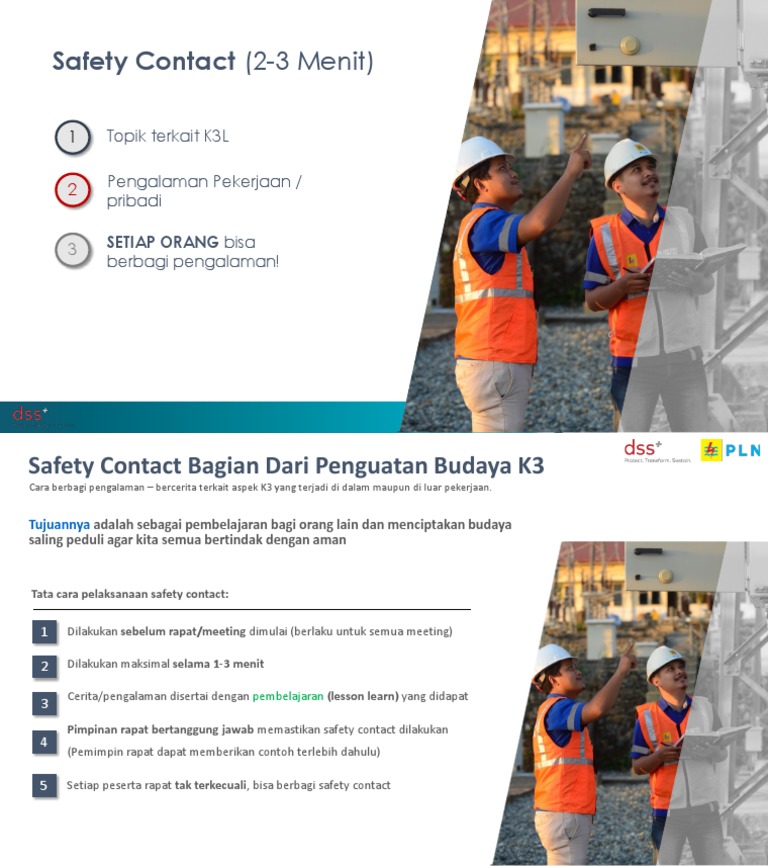 Safety Contact Budaya K3 | PDF | Karier & Perkembangan