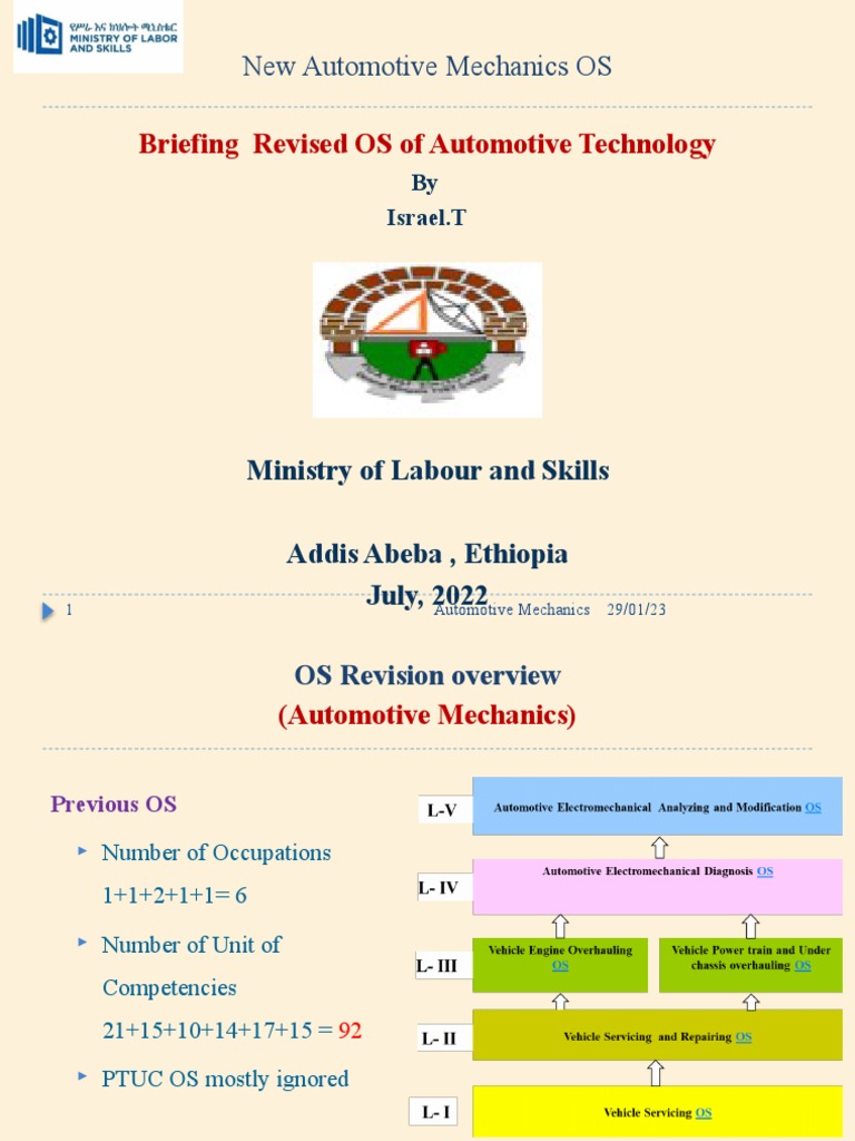 Revised Automotive Mechanics Standards | PDF | Car | Auto Mechanic