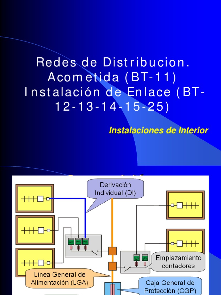 Acometida | PDF | Distribución de energía eléctrica | Electromagnetismo