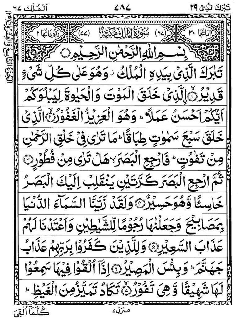 Surah Mulk | PDF