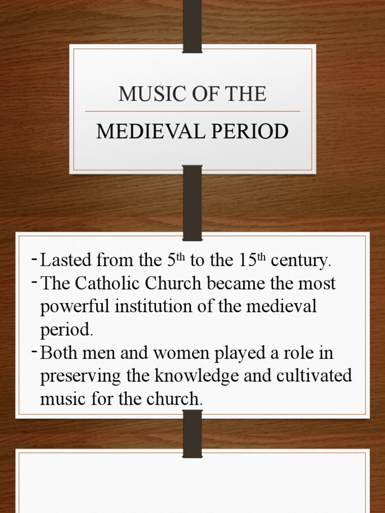 Music of The Medieval Period | PDF