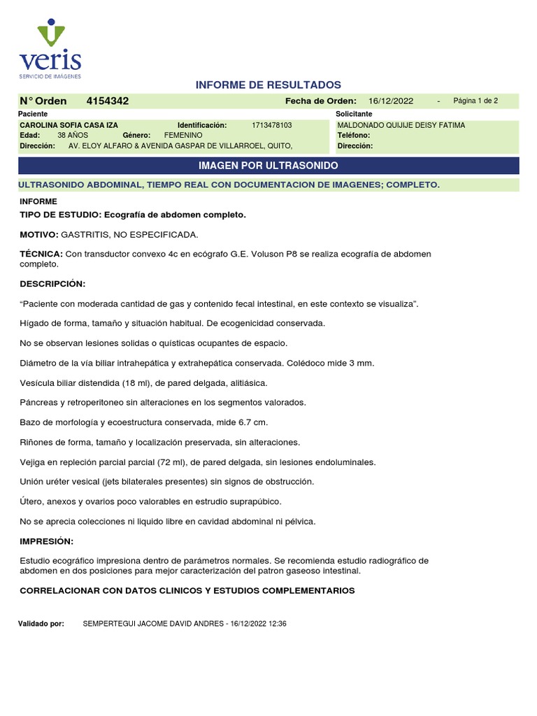 Informe Resultados Img 4154342 | PDF