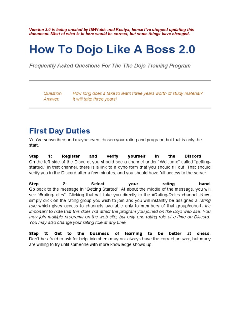 How To Dojo Like A Boss | PDF | Point And Click | Icon (Computing)