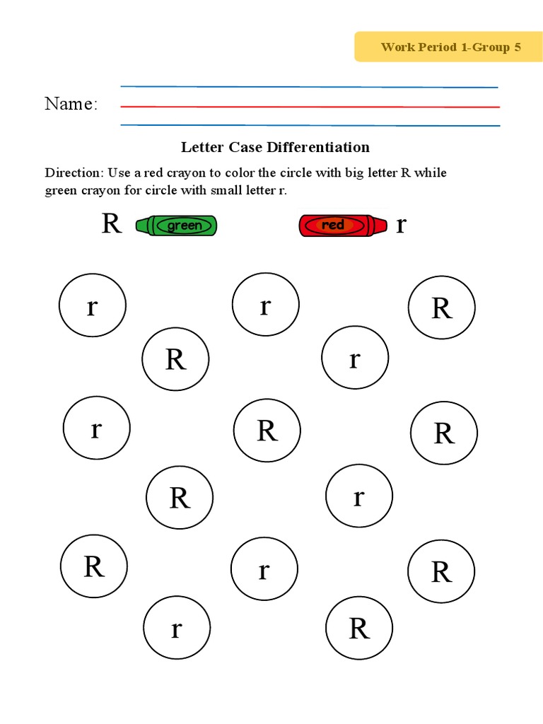 Week 10-Day 1-Letter Case Differentiation | PDF