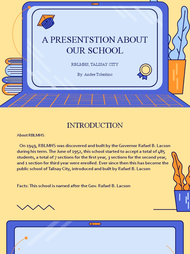 Presentation About Our School | PDF