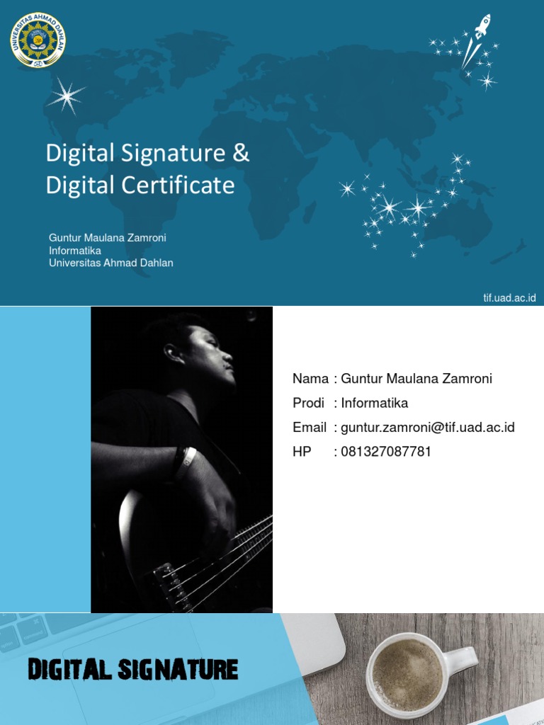 Digital Signature dan Sertifikat Elektronik | PDF