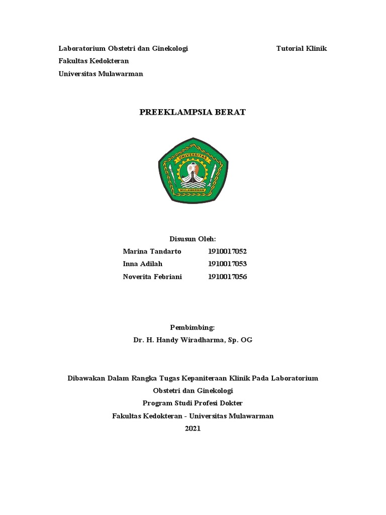 Tutorial Klinik | PDF