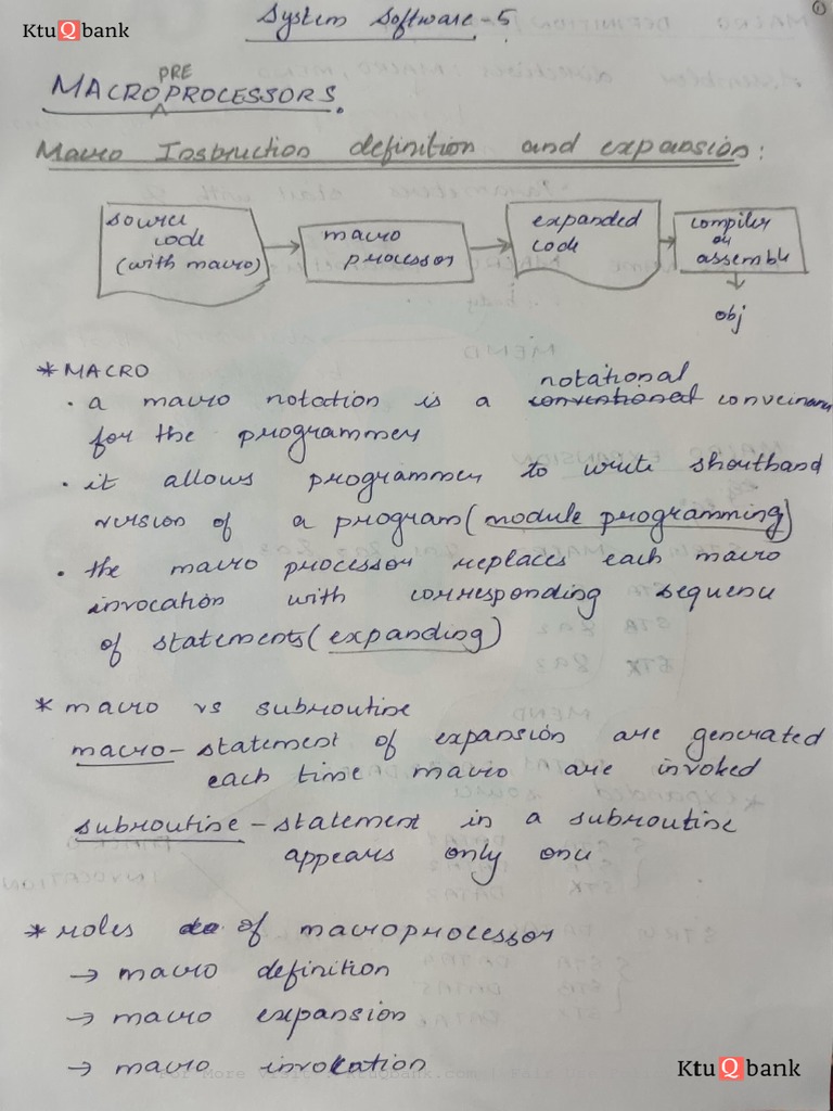 System Software - 5 - KQB KtuQbank | PDF