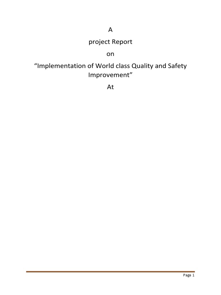 Tata Motors Quality Improvement Project | PDF | Welding | Construction