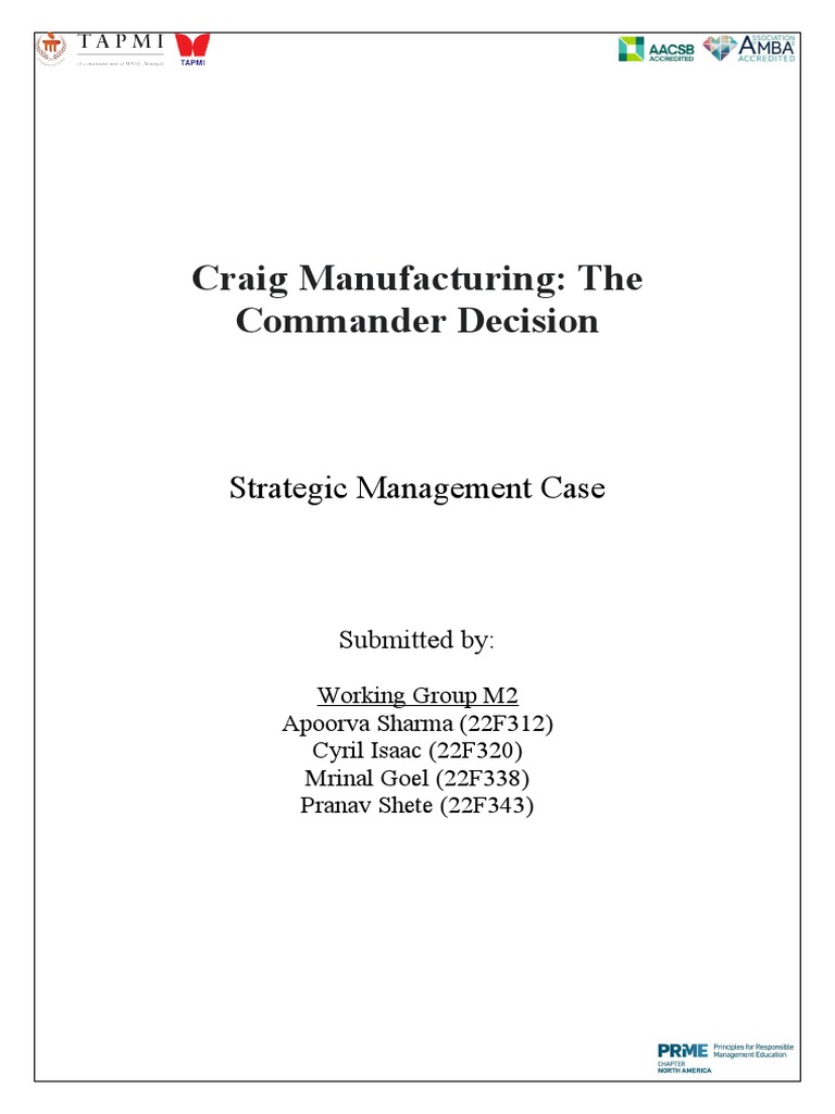 M2 - Craig Manufacturing | Download Free PDF | Prices | Cost