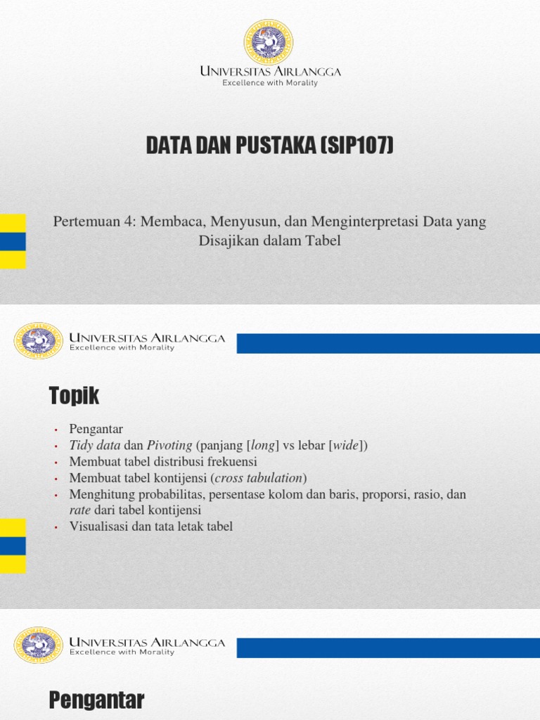 TM4 - Membaca Data Yang Disajikan Dalam Tabel | PDF
