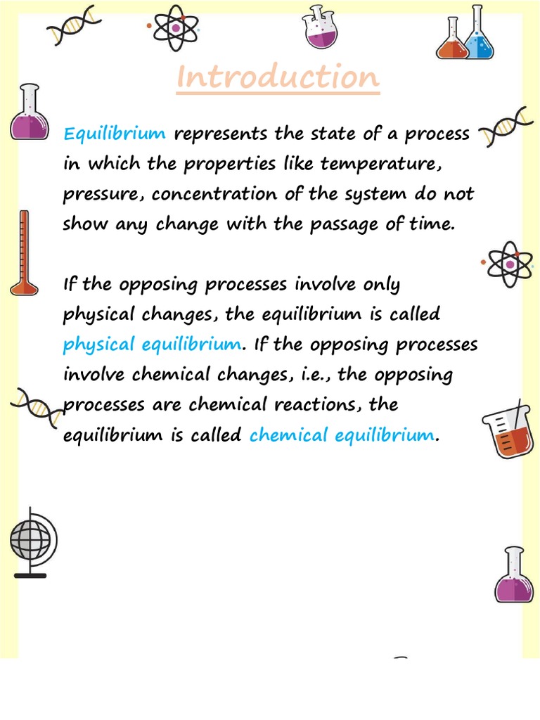 Chemistry Project | PDF | Chemical Equilibrium | Chemical Reactions