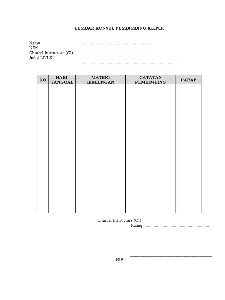 Format Konsul CI | PDF