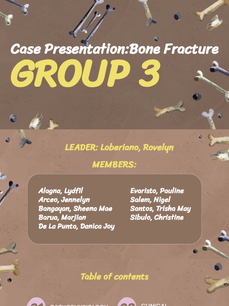 Bone Fracture Grp3 | PDF | Bone | Clinical Medicine