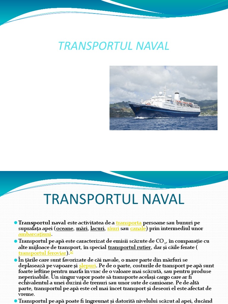 Transportul Naval | PDF