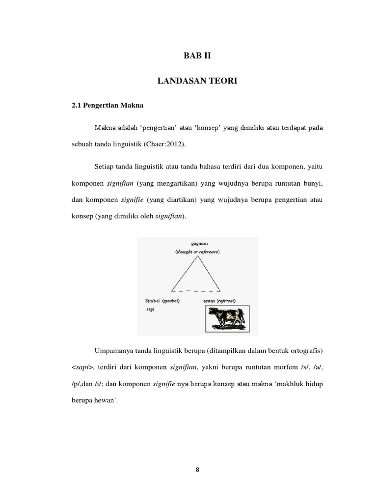 Pengertian dan Jenis Makna dalam Linguistik | PDF