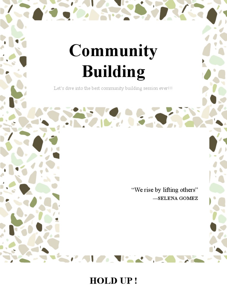 MODULE 05 Community Building | PDF