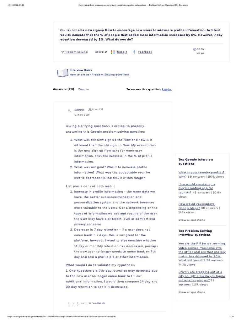 Problem Solving PME | PDF