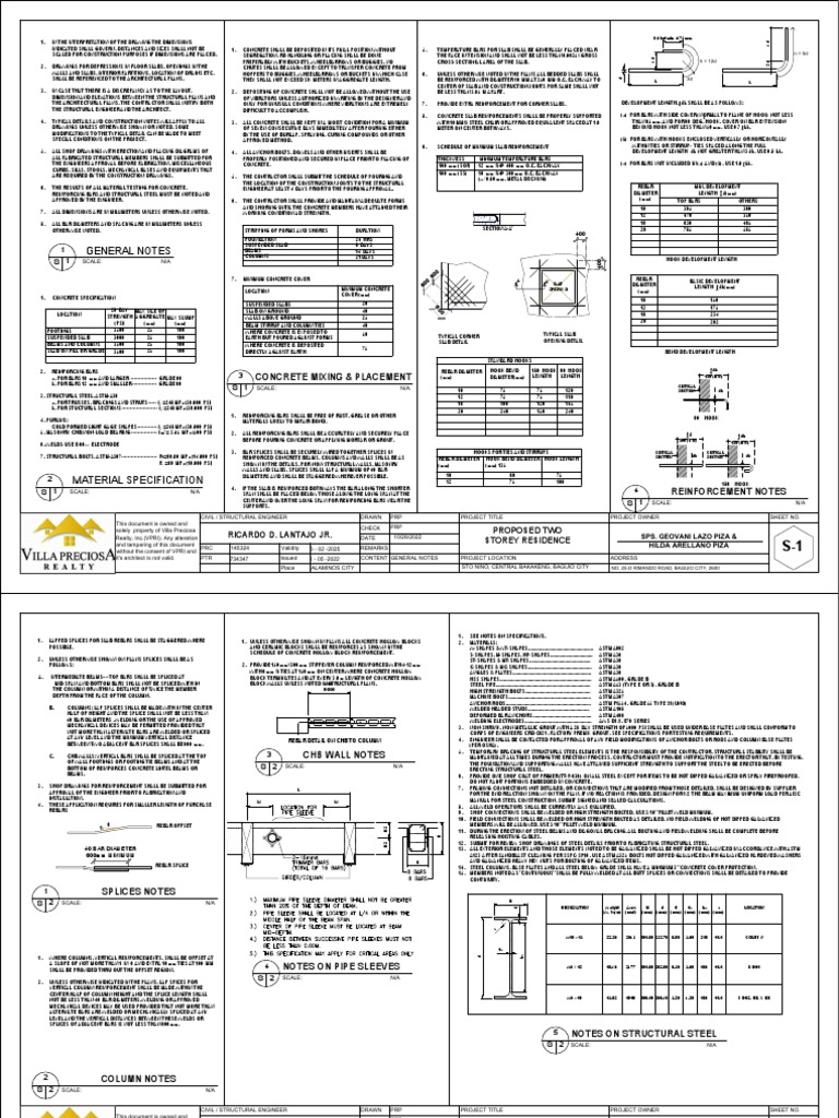Piza Structural | PDF | Concrete | Structural Steel