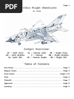 DCS F-16 Block 50 Check List | PDF | Aerial Refueling | General ...