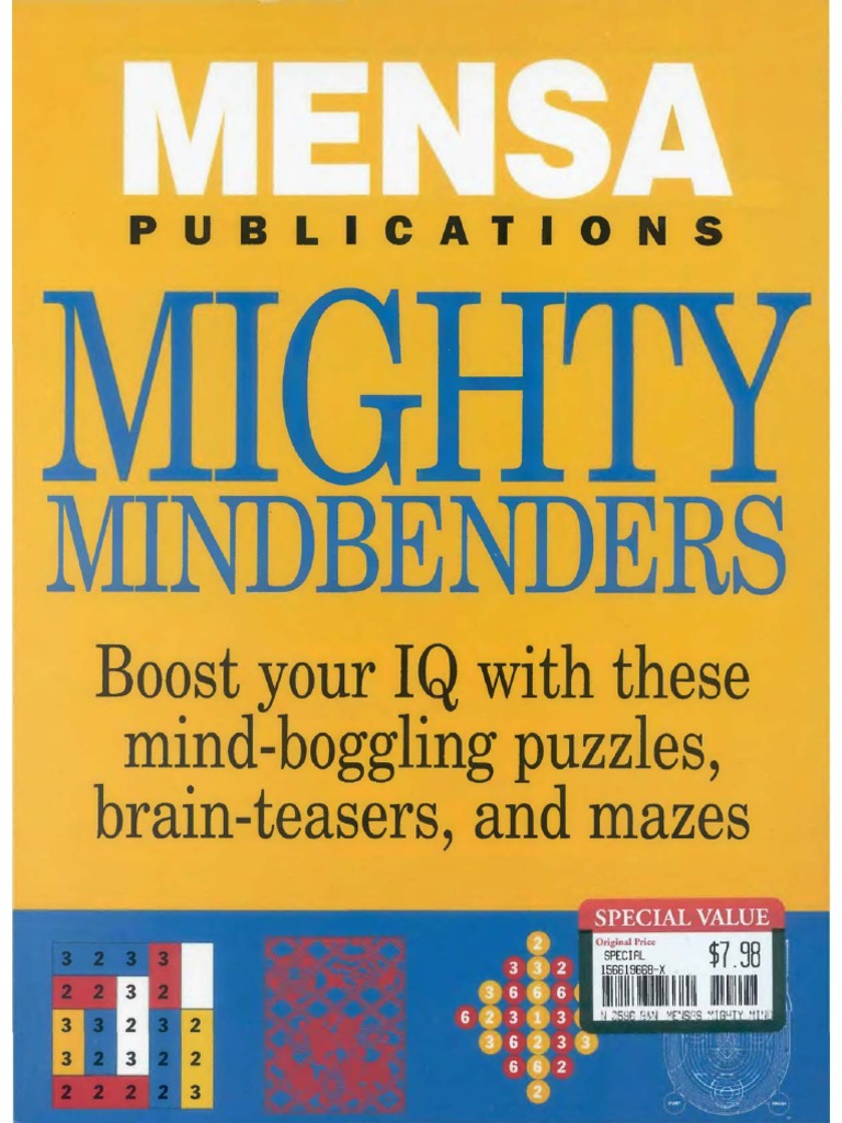 Mensa Publications Mighty Mindbenders (1994) | PDF