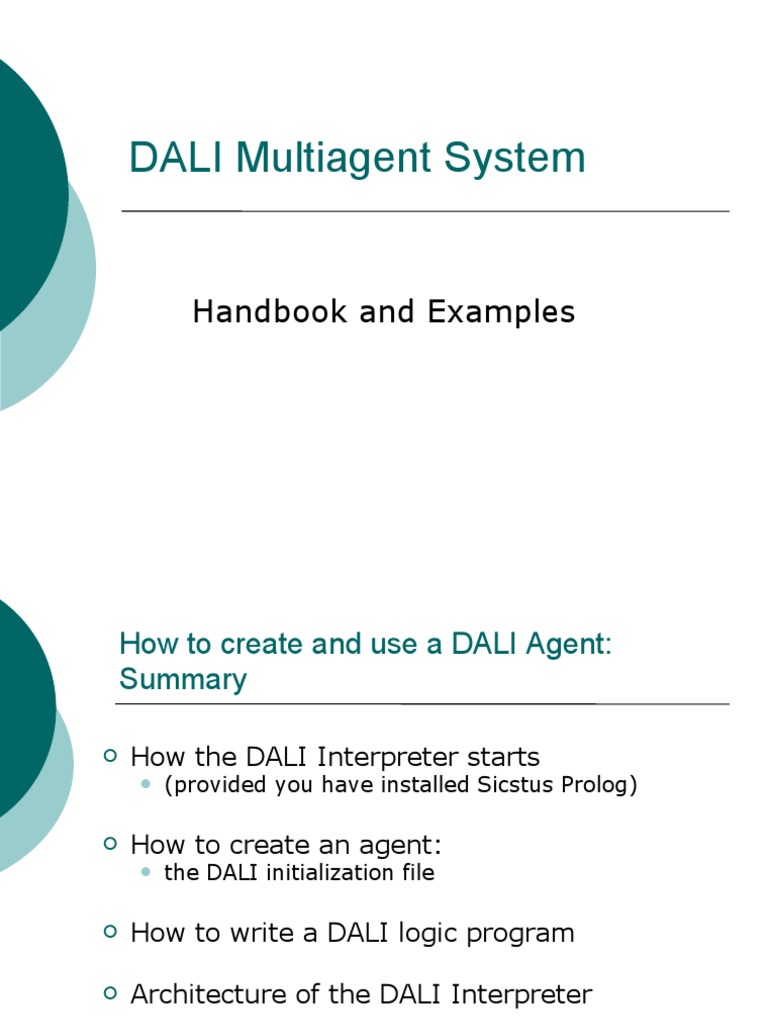 DALI Handbook | PDF | Computer File | Shell (Computing)