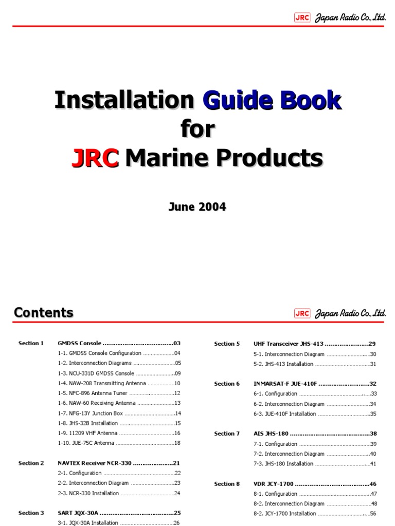 JRC - Installation Guide | PDF | Electrical Connector | Coaxial Cable