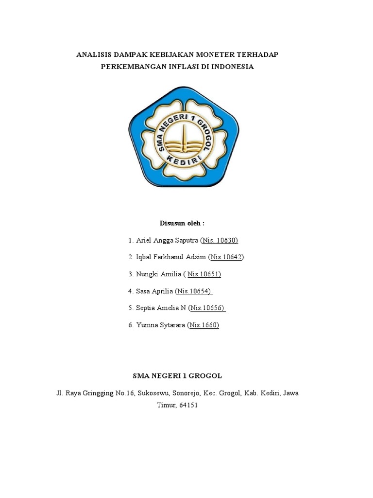 Analisis Dampak Kebijakan Moneter Terhadap Perkembangan Inflasi Dan Pertumbuhan Ekonomi Di ...