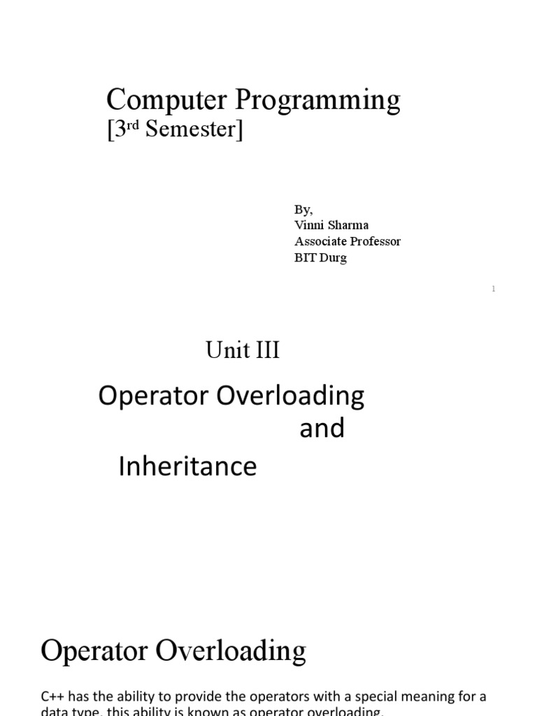 Unit 3 Notes | PDF | Class (Computer Programming) | Inheritance (Object ... Unit 3 Notes | PDF | Class (Computer Programming) | Inheritance (Object ...