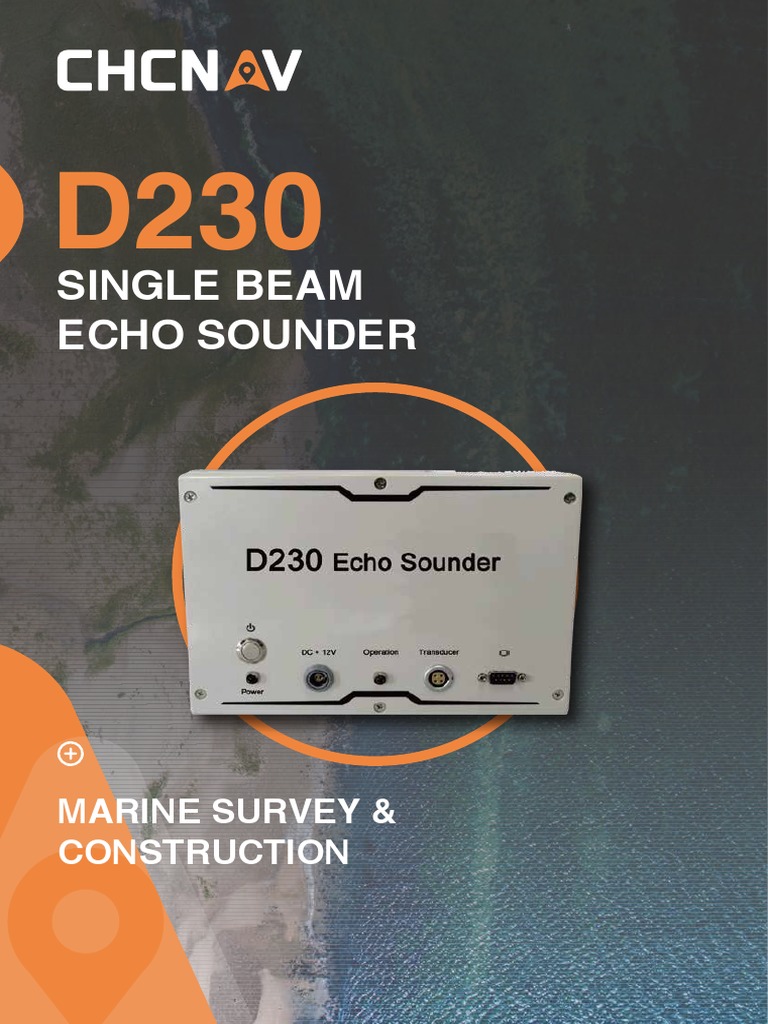 Single Beam Echo Sounder: Marine Survey & Construction | PDF
