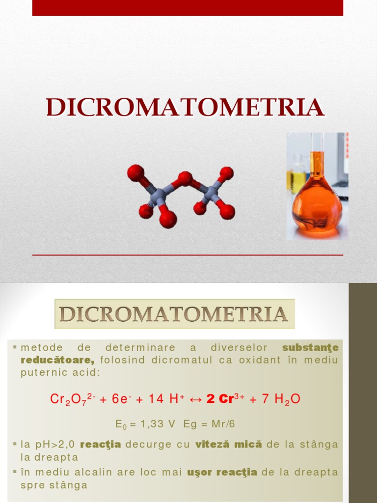 Dicromatometria | PDF