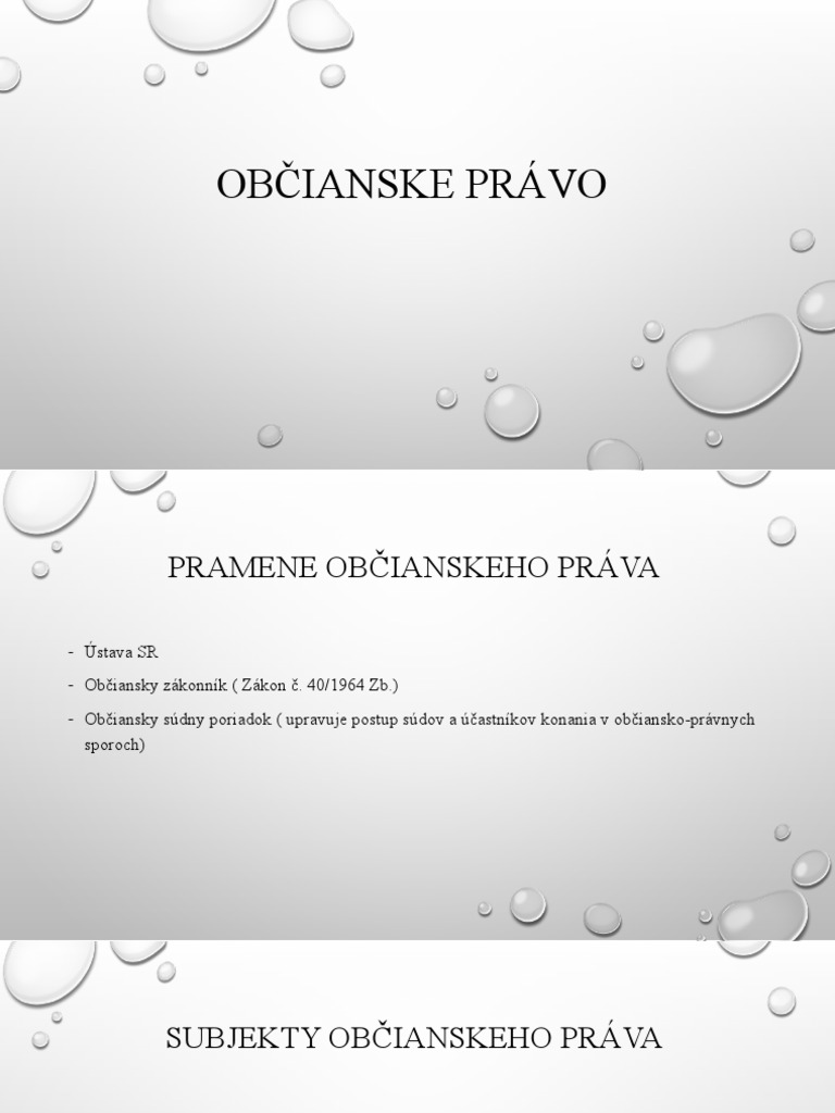 Občianske Právo | PDF