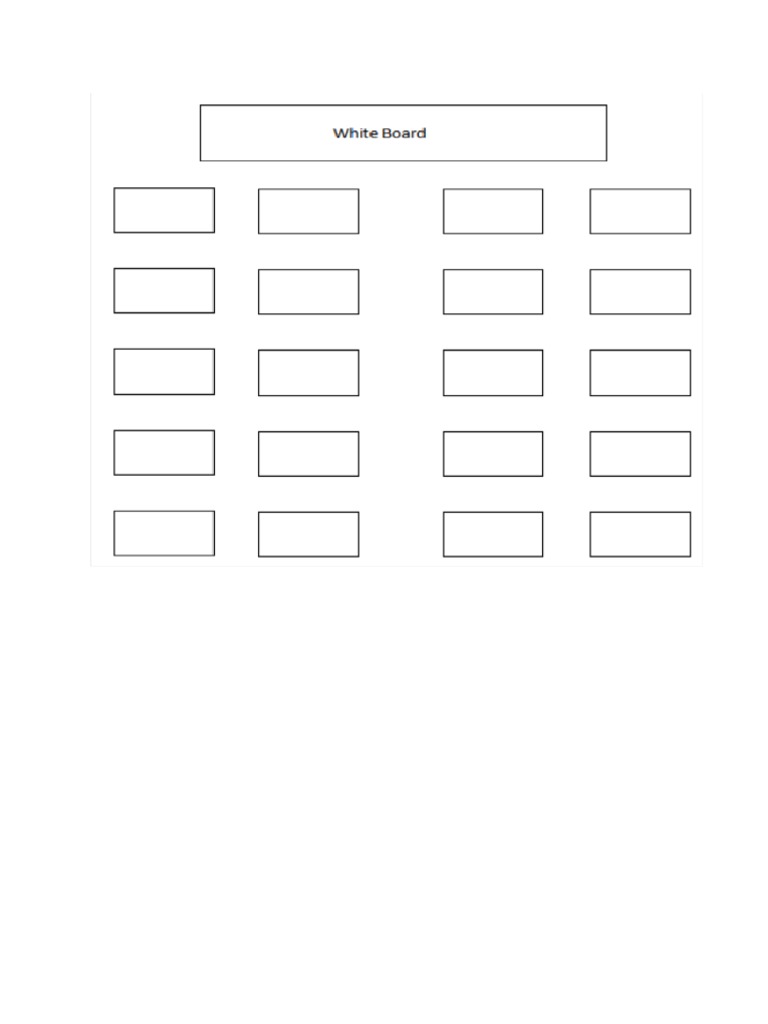 Classroom Seating Chart For High School Free Word | PDF